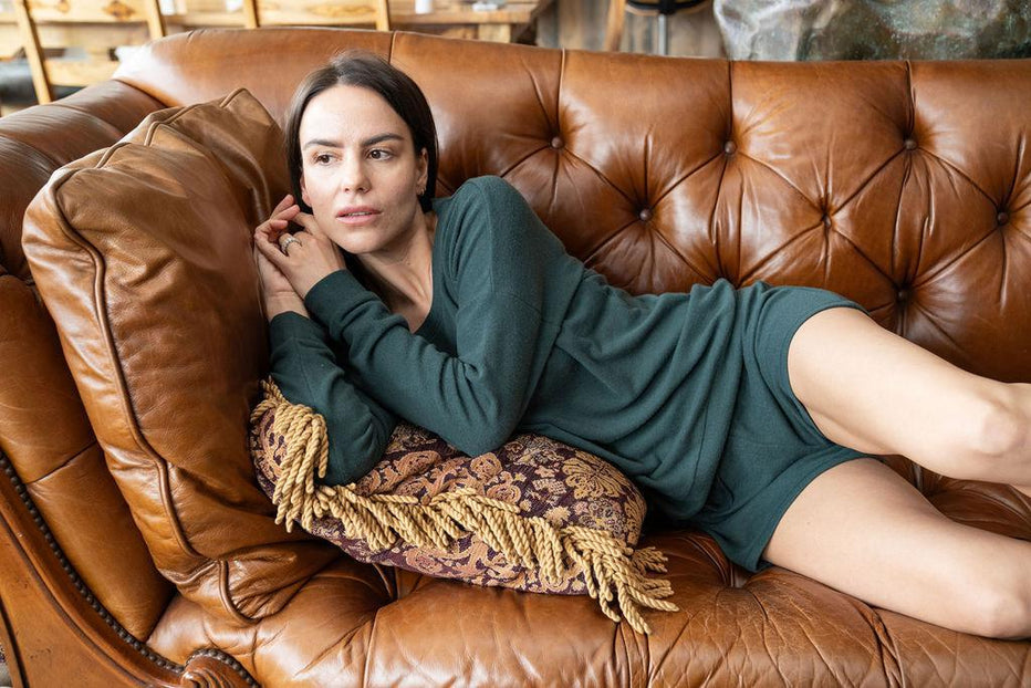 Jolene cropped printed pajama set – Aspen Dream