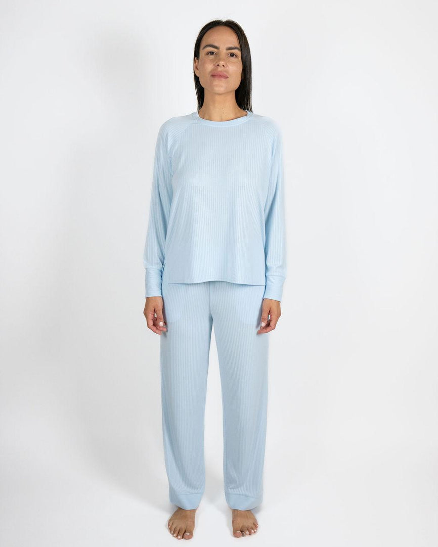 Jolene long printed pajama set in Tennis print – Aspen Dream