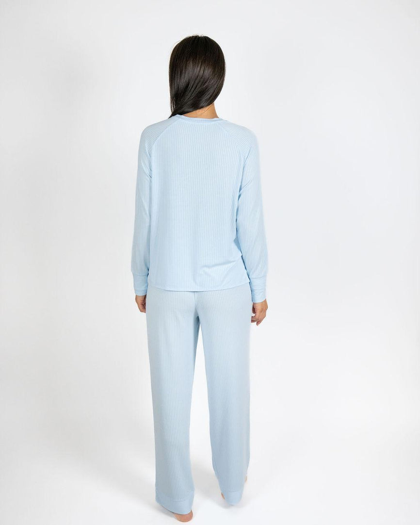 Jolene long printed pajama set in Tennis print – Aspen Dream